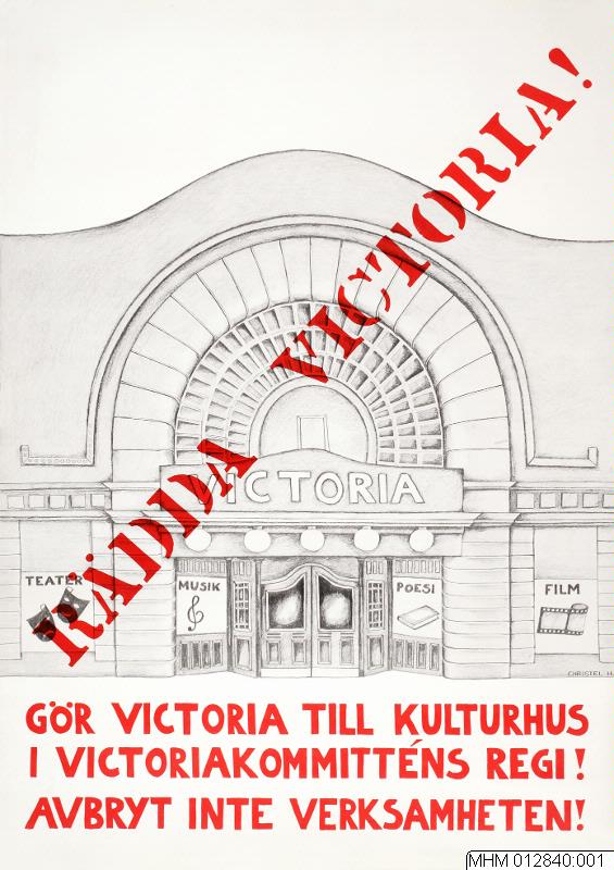 Kringla - bildaffisch, kulturpolitisk affisch, affisch