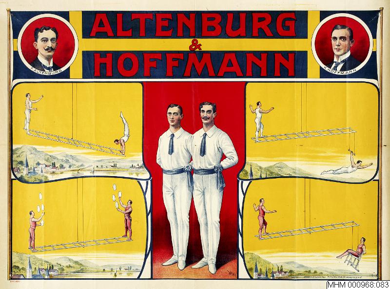 Kringla - cirkusaffisch, bildaffisch, affisch, Altenburg & Hoffmann