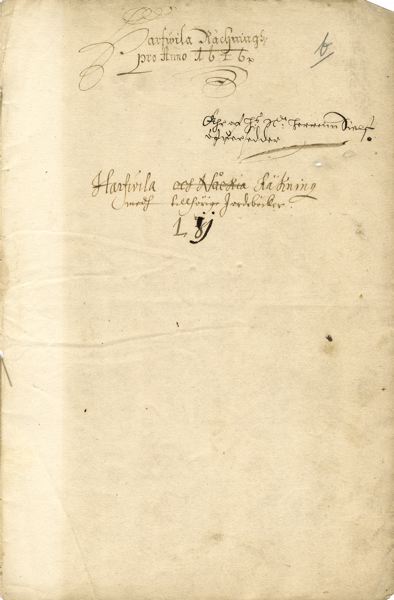 Kringla - jordebok, godsinventarium, räkenskaper