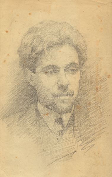 Kringla - teckning, blyerts