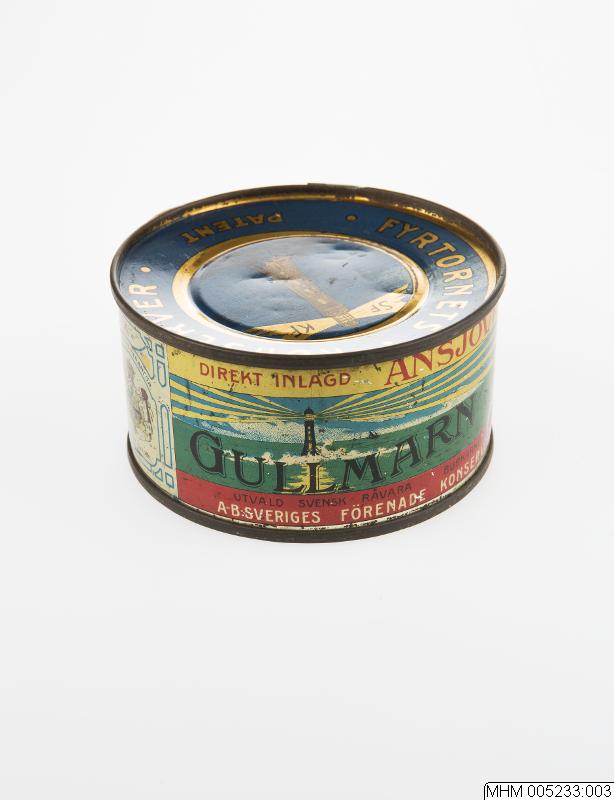 Kringla - konservburk för ansjovis