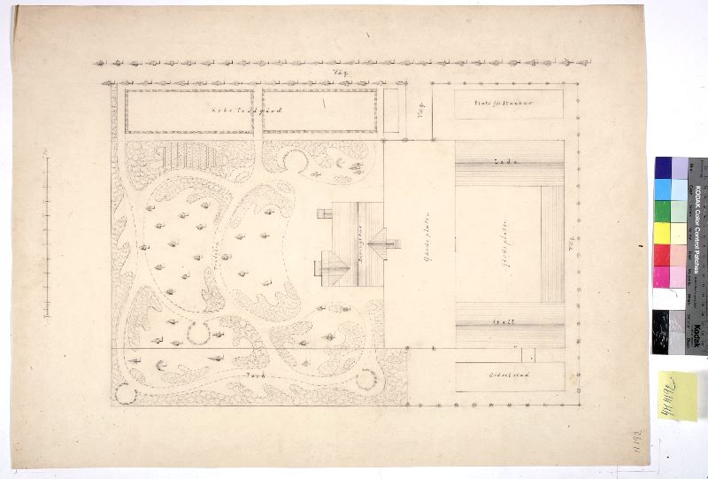 Kringla - ritning, arkitektritning, planritning, "Situationsplan för ...