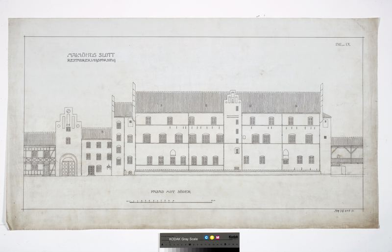 Kringla - fasadritning, ritning, förslagsritning