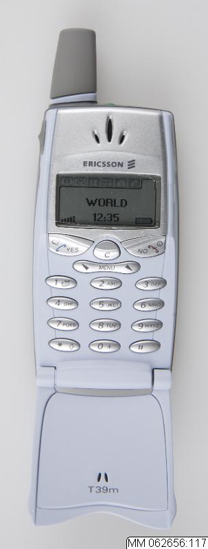 Kringla - mobiltelefon, telefon, Ericsson, Ericsson T39m, displaymodell